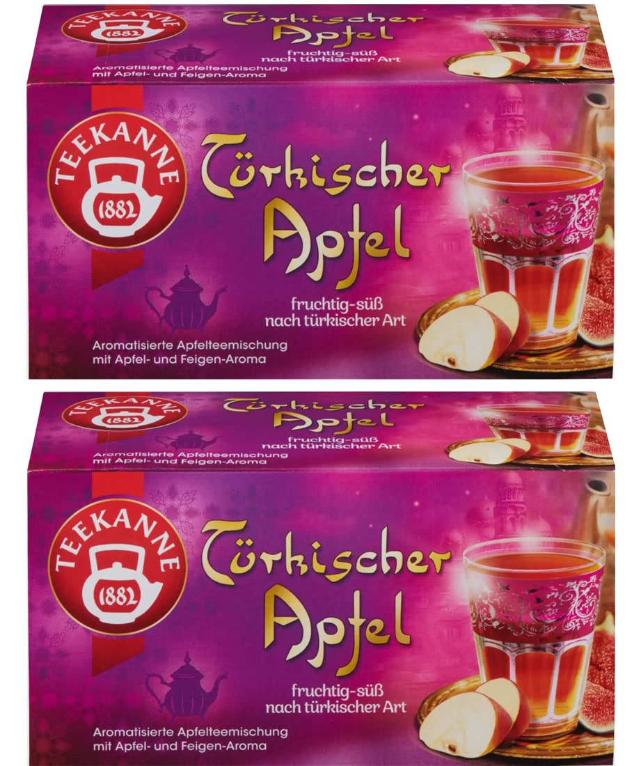 Teekanne Turkish Apple Tea bags for relaxation