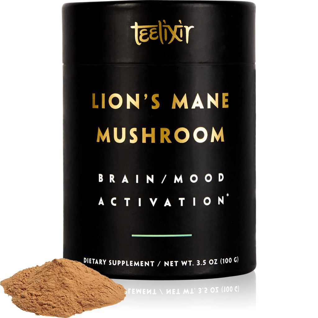 Teelixir Lion's Mane mushroom supplement for brain health