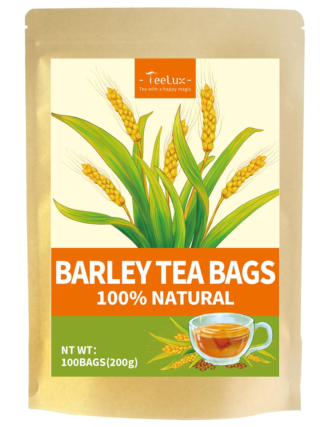 TeeLux barley tea bags 100 count