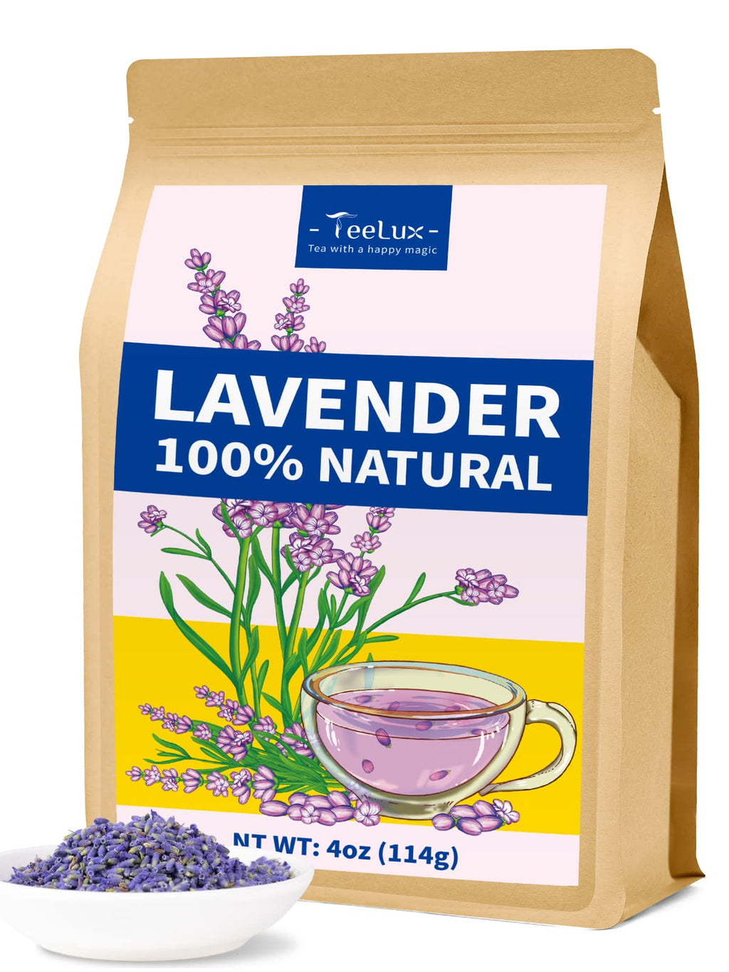 TeeLux dried lavender buds for tea