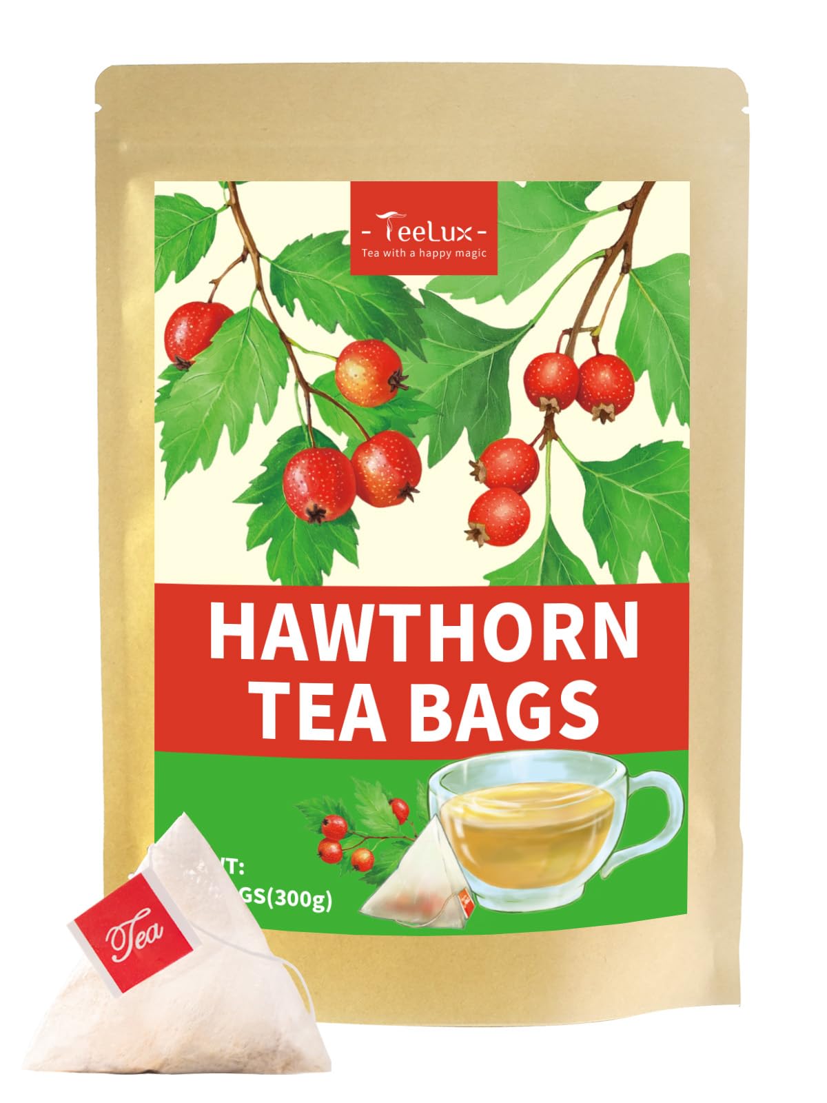 TeeLux hawthorn berry tea bags