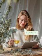 TeeLux herbal tea for calming effects