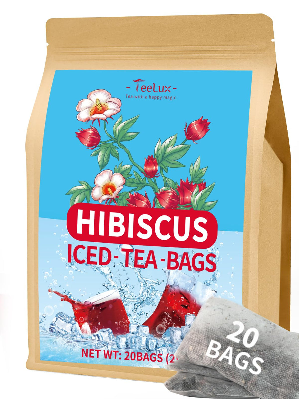 TeeLux hibiscus tea bags 20 count