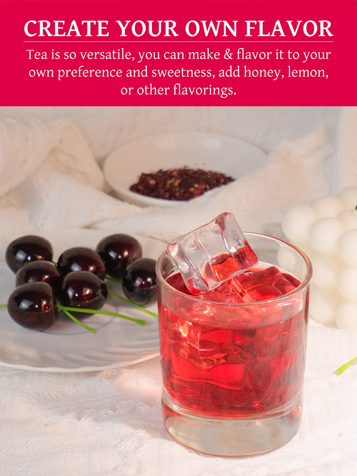 TeeLux hibiscus tea for wellness