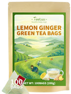 TeeLux lemon ginger green tea bags