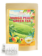 TeeLux mango peach green tea bags