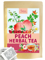TeeLux peach herbal tea bags