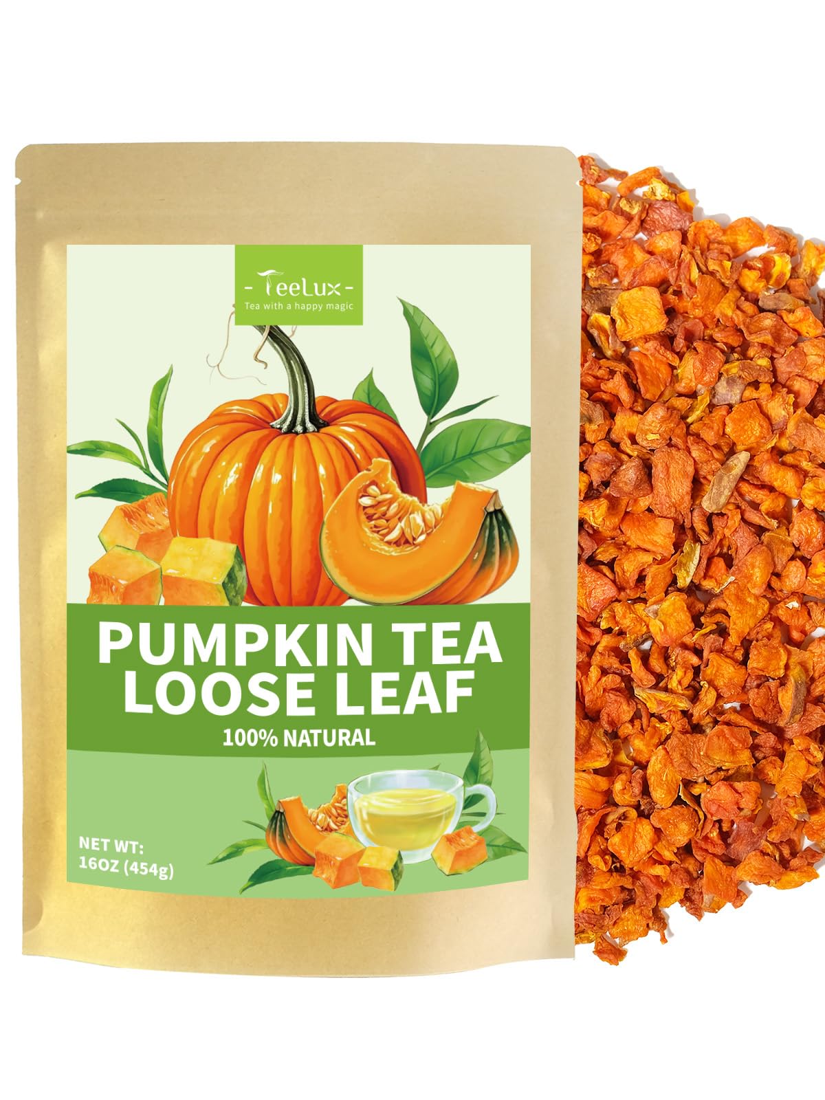 TeeLux pumpkin tea dried cubes