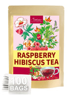 TeeLux raspberry hibiscus tea bags