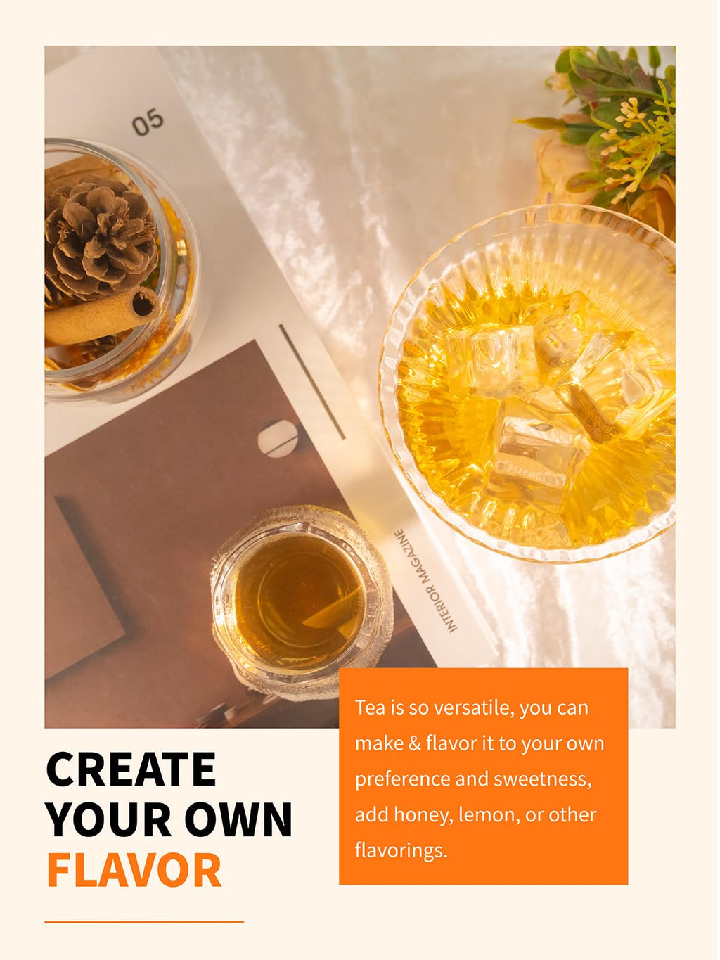 TeeLux tea bags for easy brewing