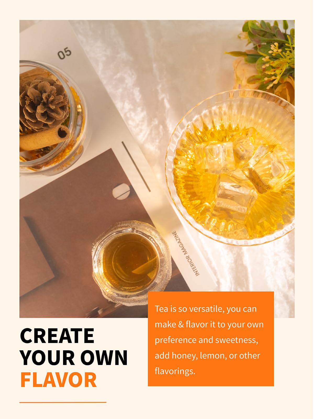 TeeLux tea bags for easy brewing
