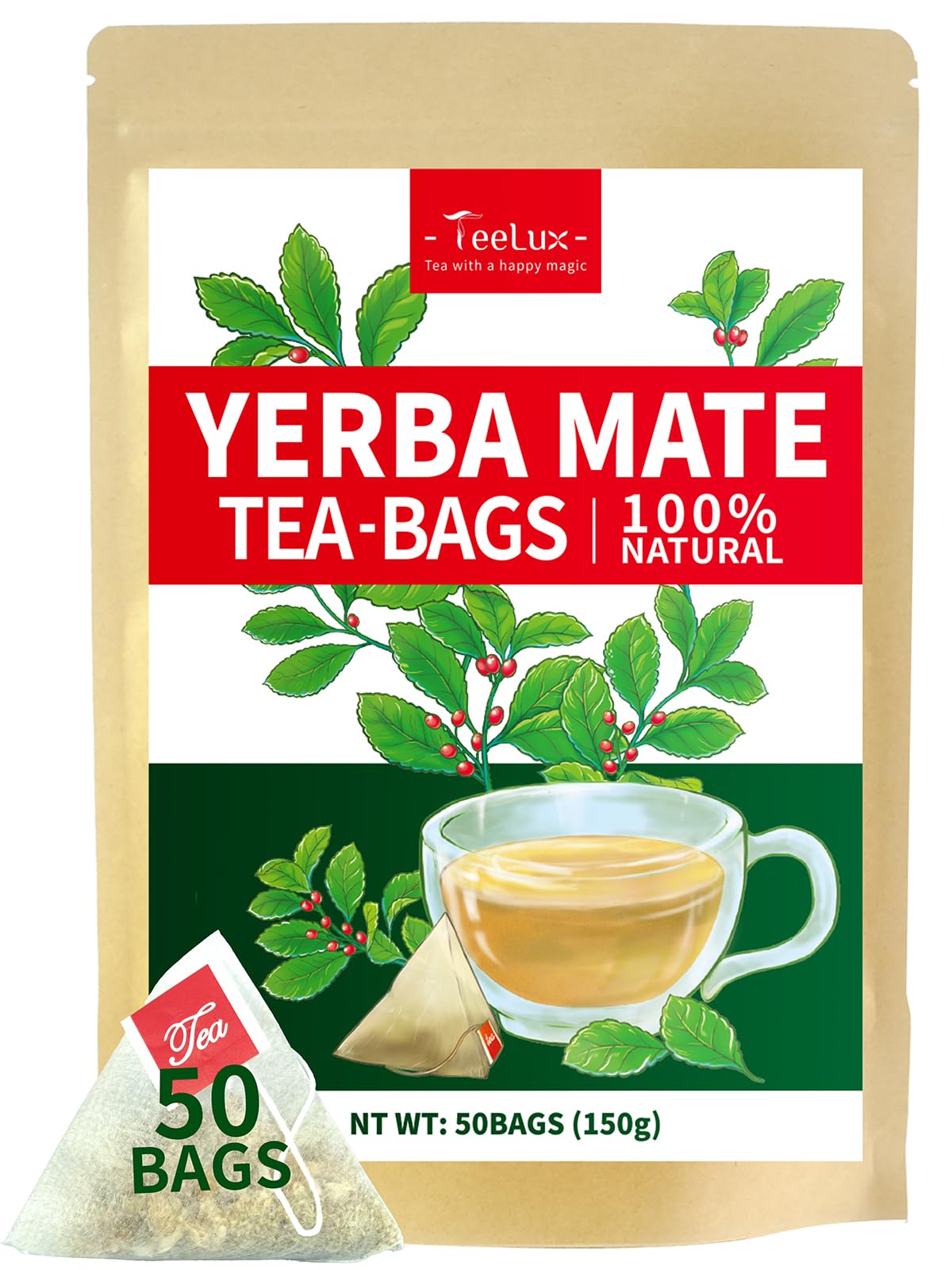 TeeLux yerba mate tea bags