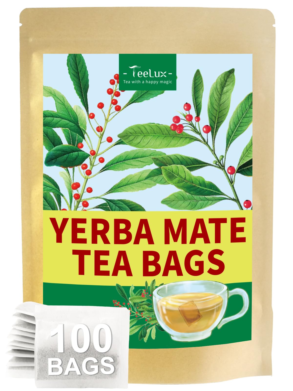 TeeLux yerba mate tea bags