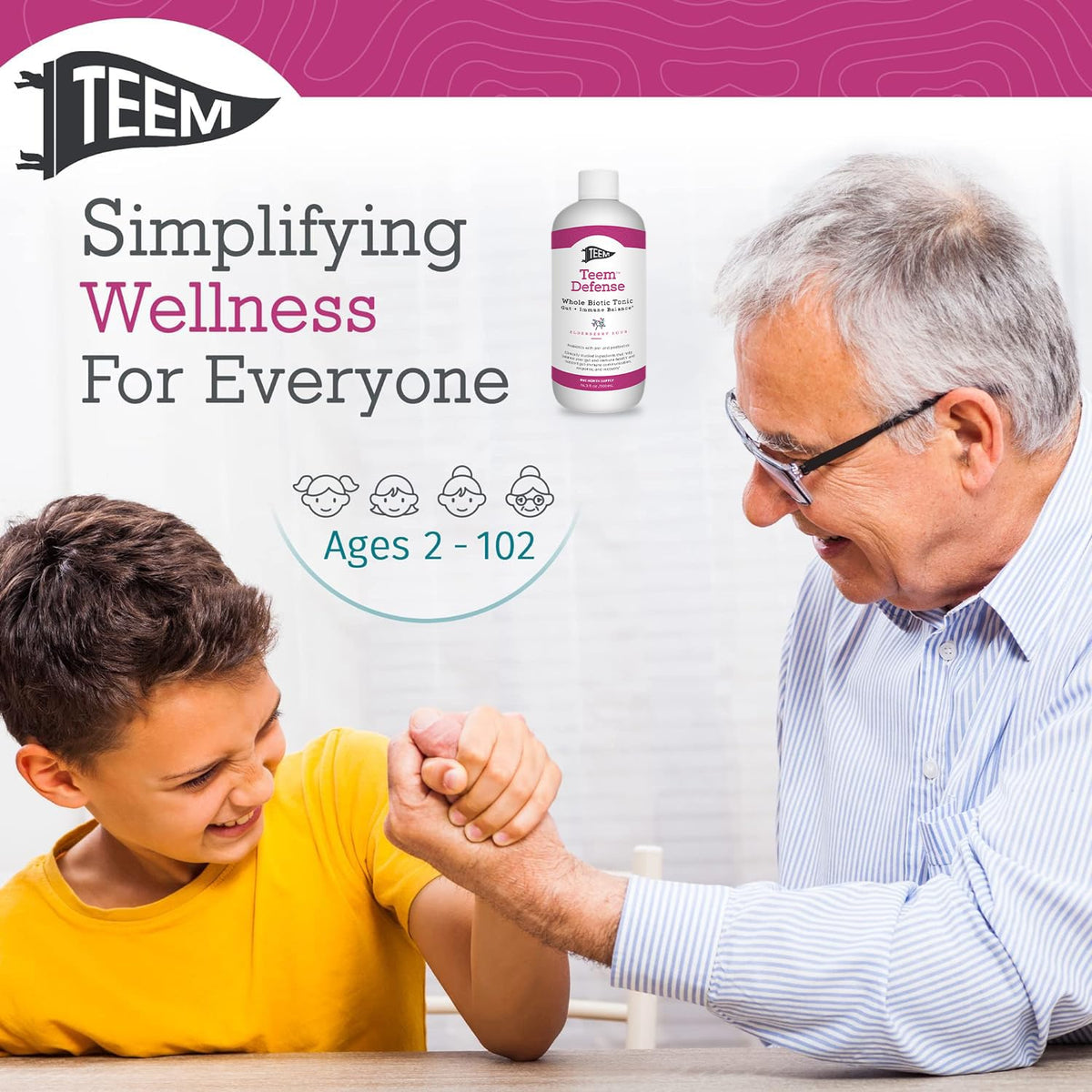 Teem probiotics with elderberry extract