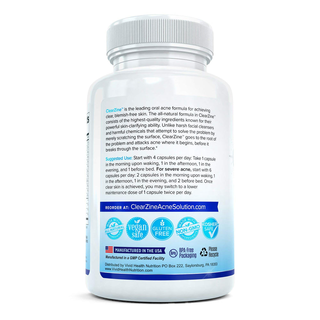 teen acne relief vitamin capsules