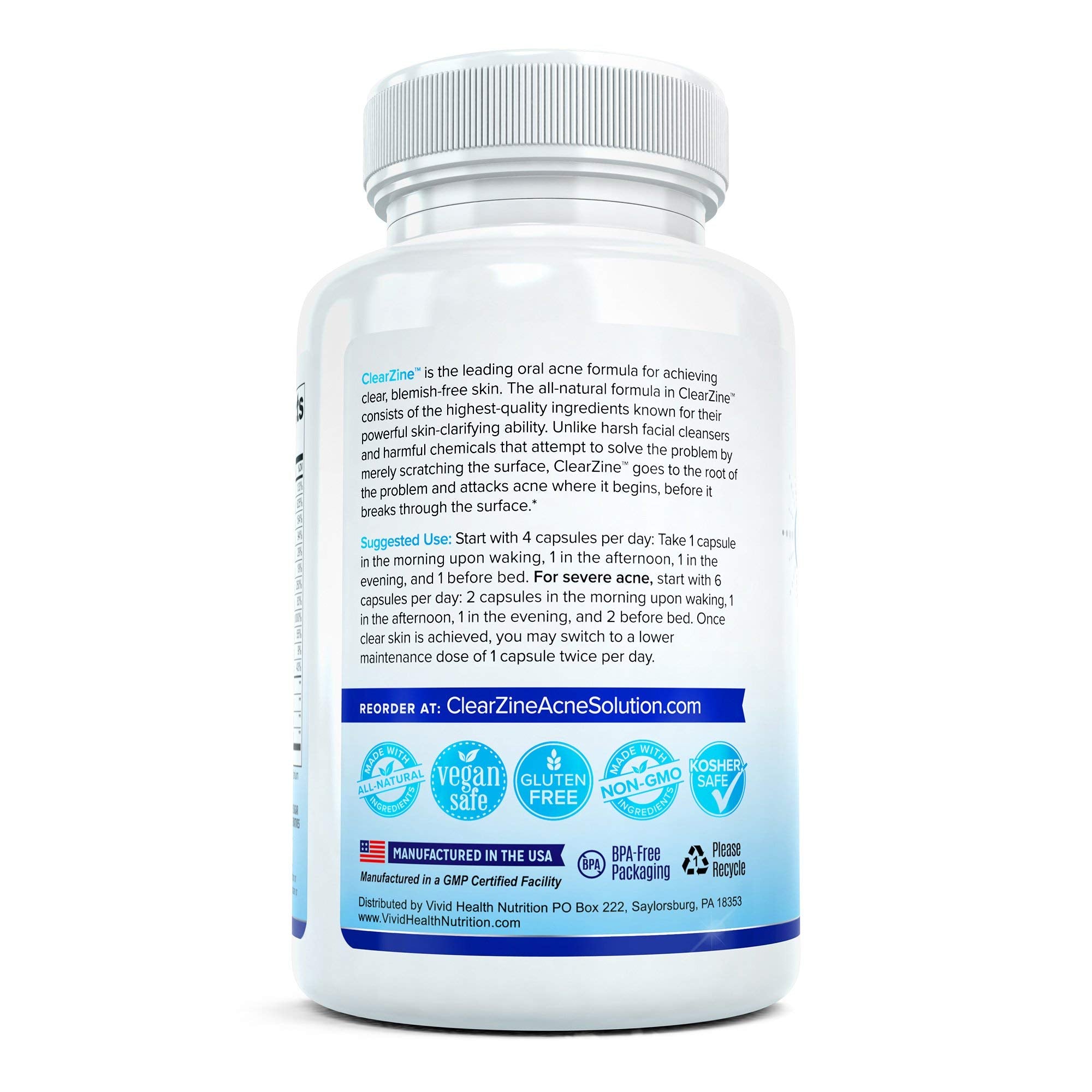 teen acne relief vitamin capsules