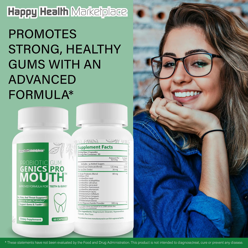 teeth and gum support with probiotics