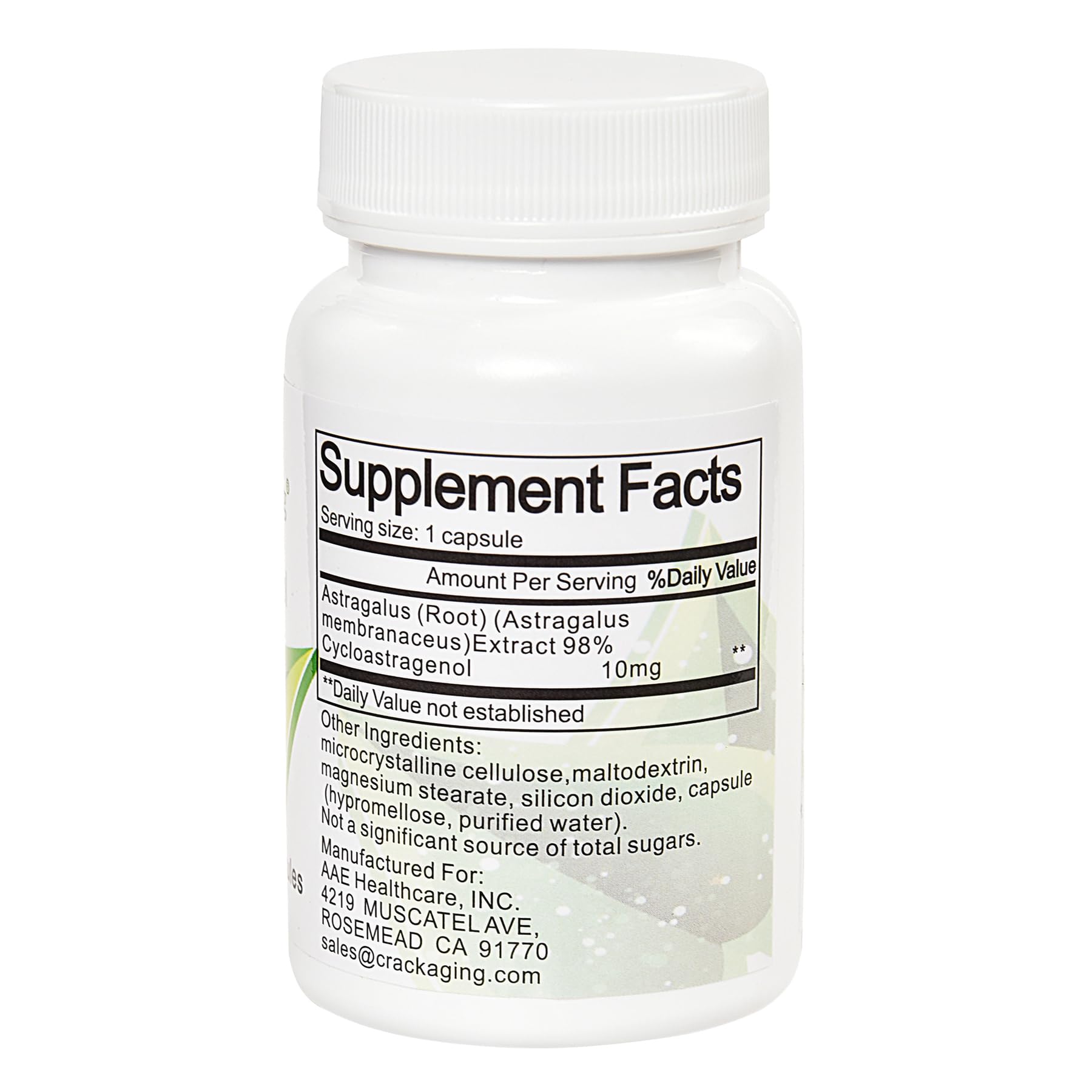 Telomerase support blended vitamin formula