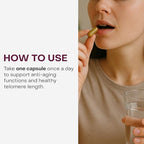 Telomere length supplement for seniors