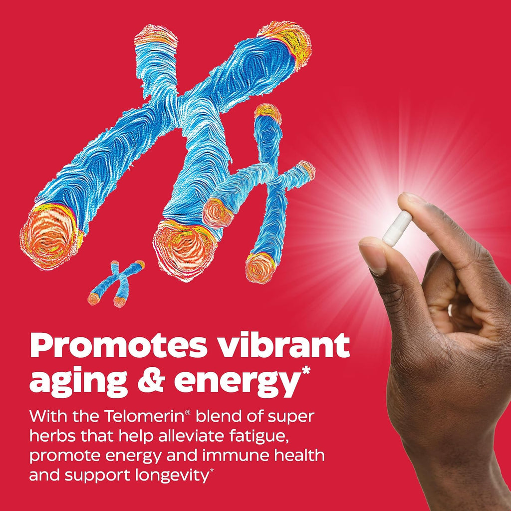 Telomere Plus capsules for vitality