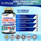 Tenmido cayenne capsules for energy
