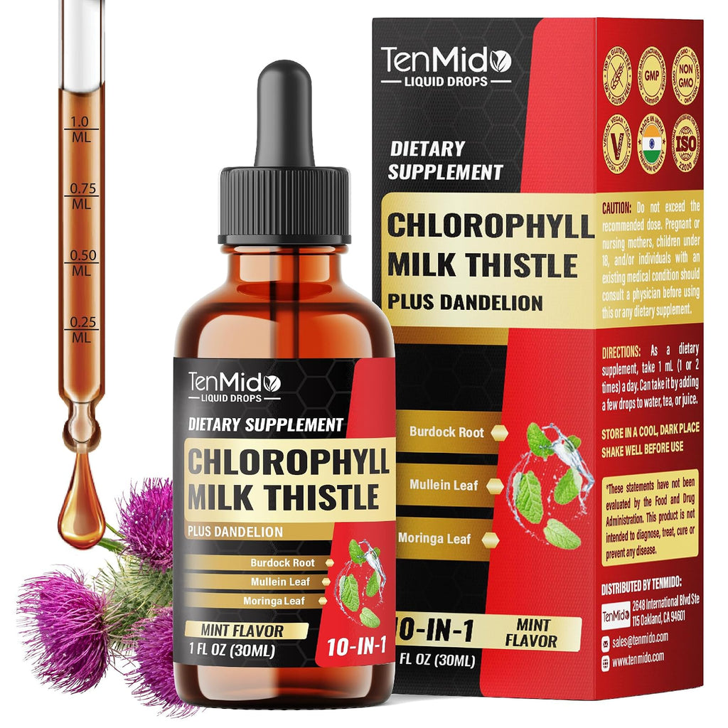 Tenmido chlorophyll liquid drops benefits
