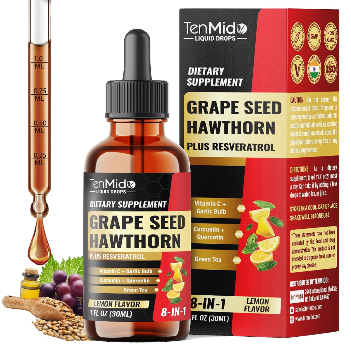 Tenmido grape seed extract benefits