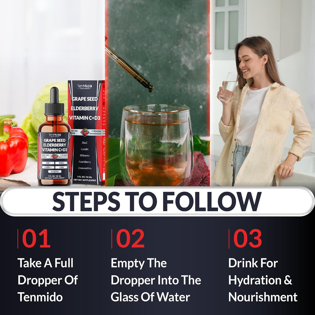 Tenmido grape seed extract dosage