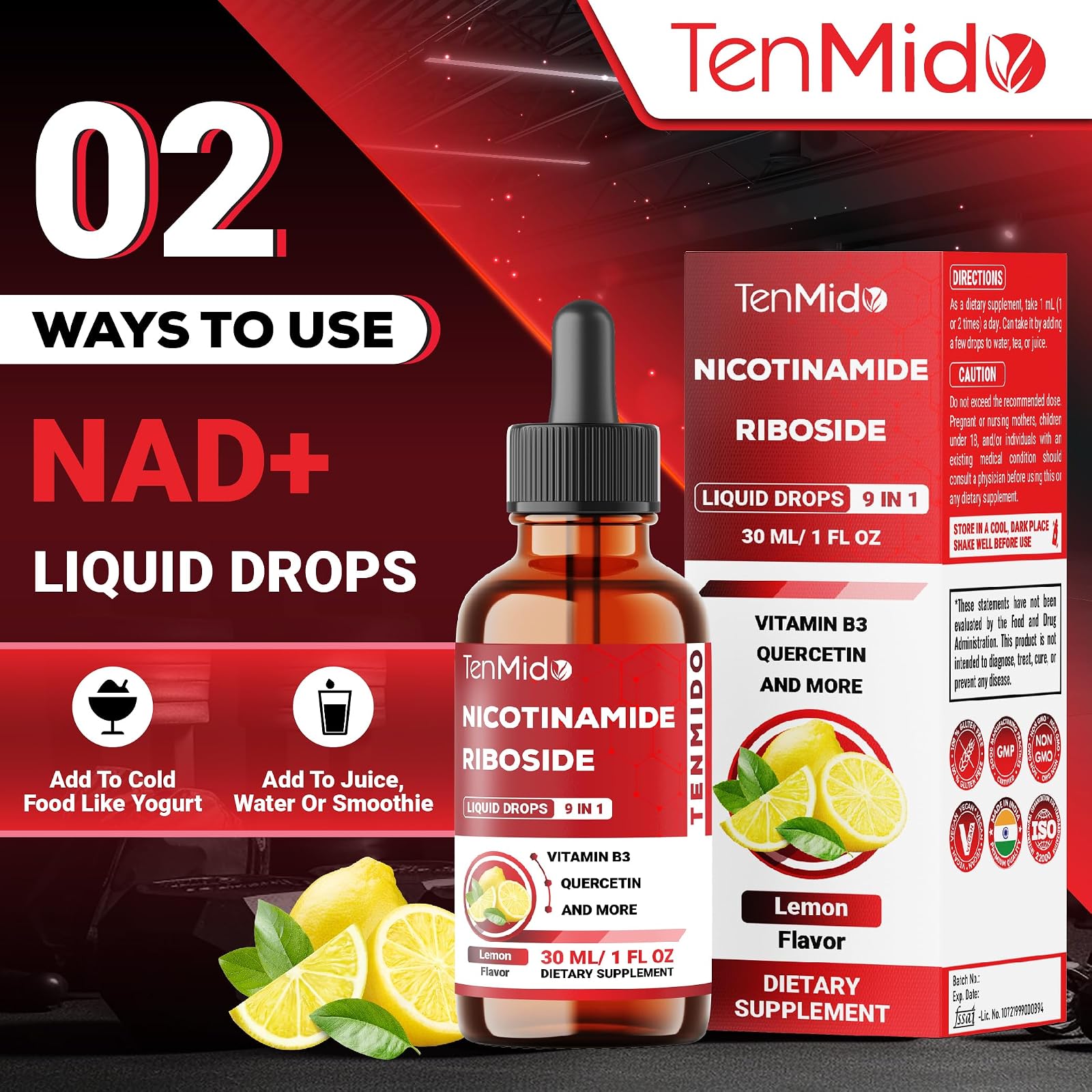Tenmido liquid vitamins for wellness