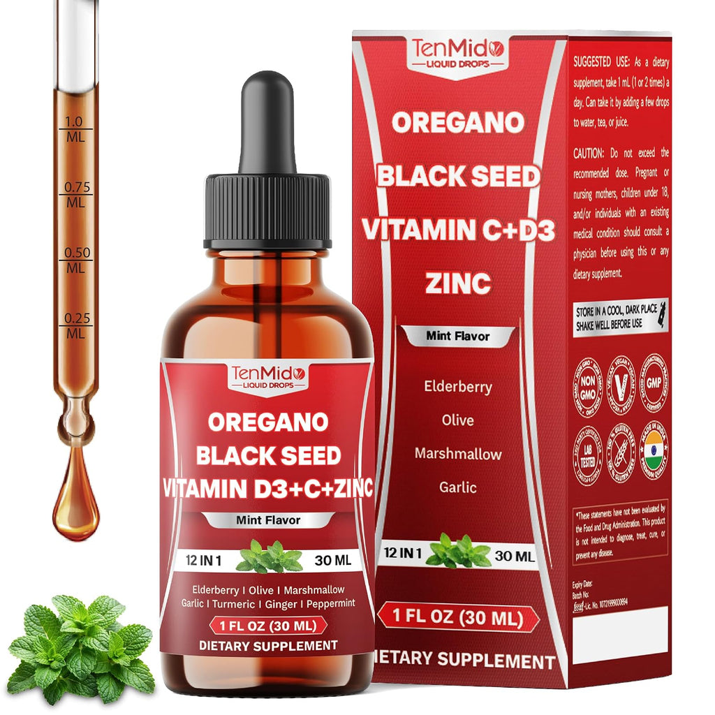 Tenmido oregano oil for immune support