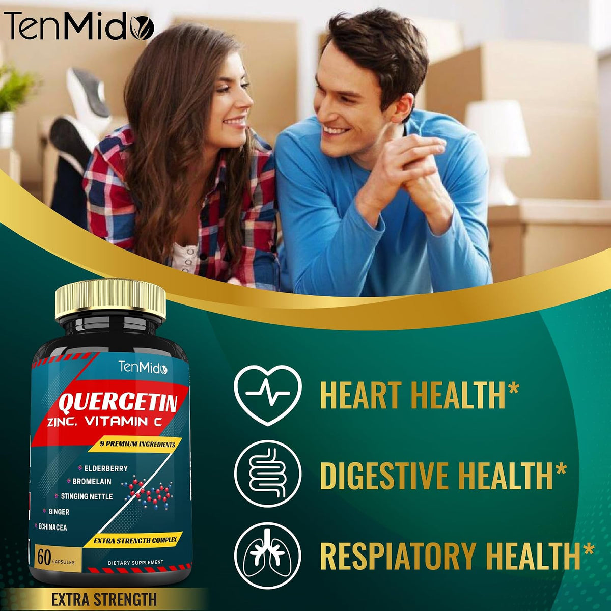 Tenmido Quercetin for overall wellness