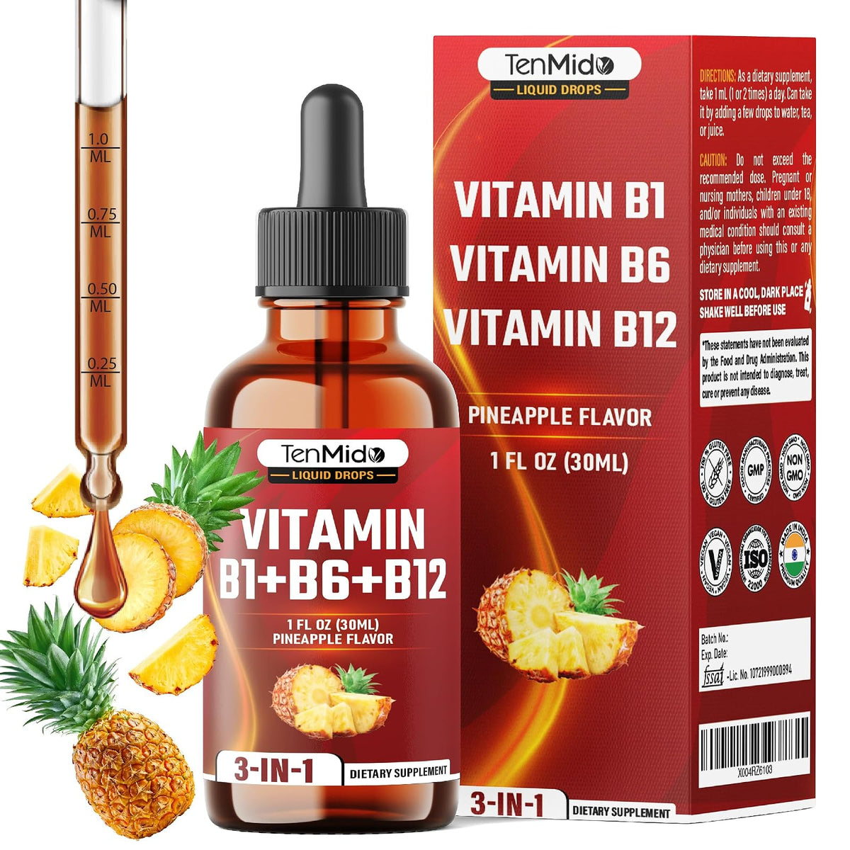 Tenmido Vitamin B Complex liquid drops