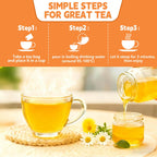 Tenyxarae chamomile tea bags for calming effects