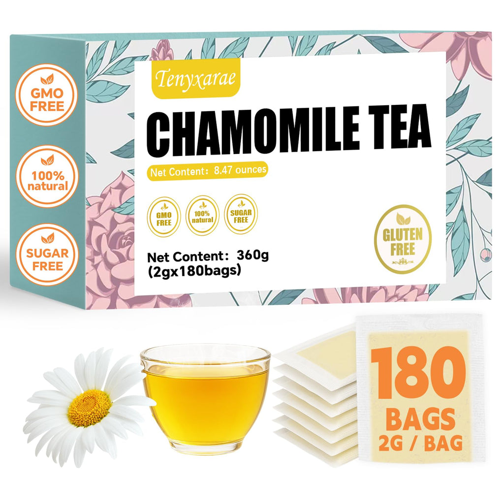 Tenyxarae chamomile tea bags for relaxation