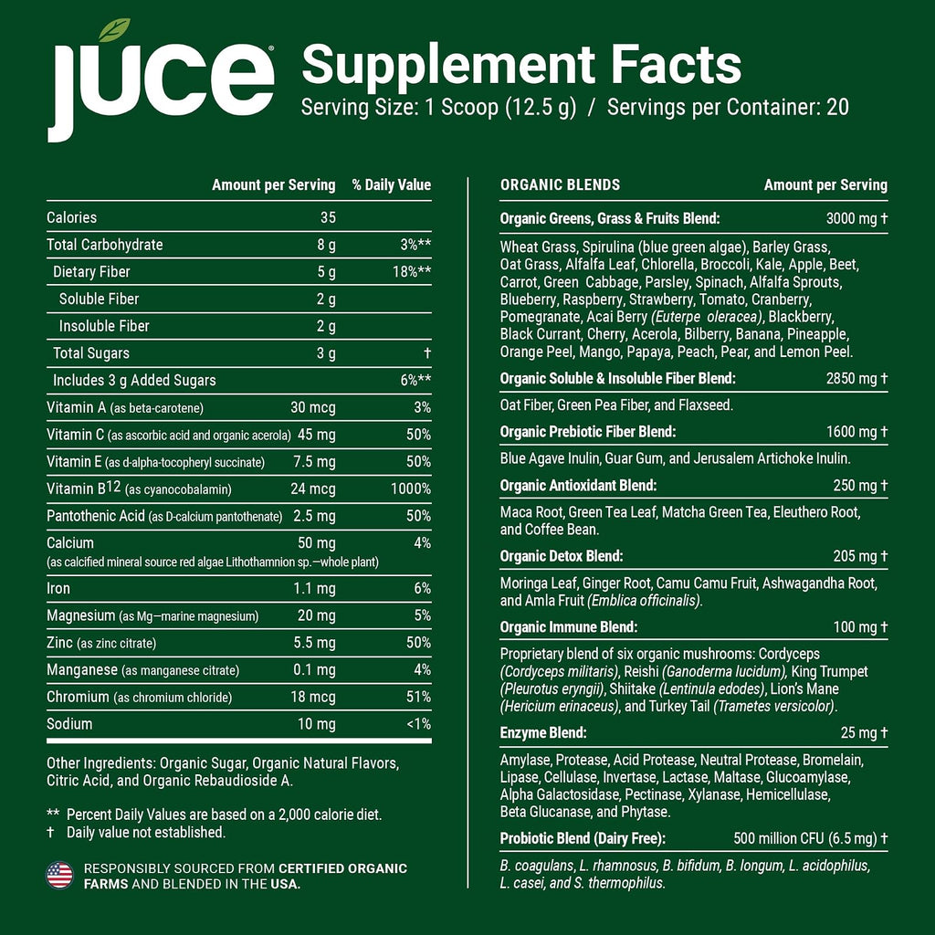 Terra Kai Juce Greens for immune support