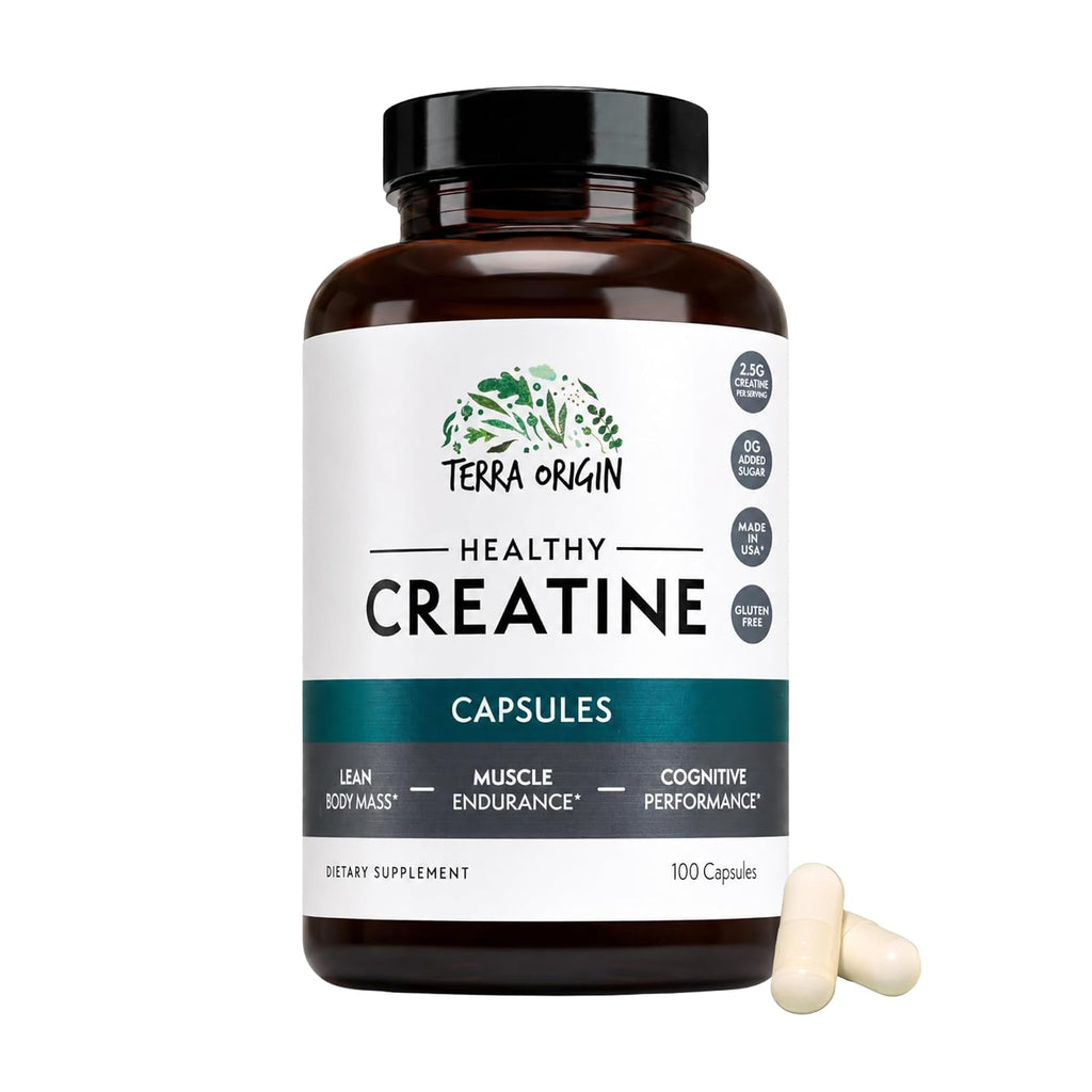 TERRA ORIGIN creatine monohydrate capsules