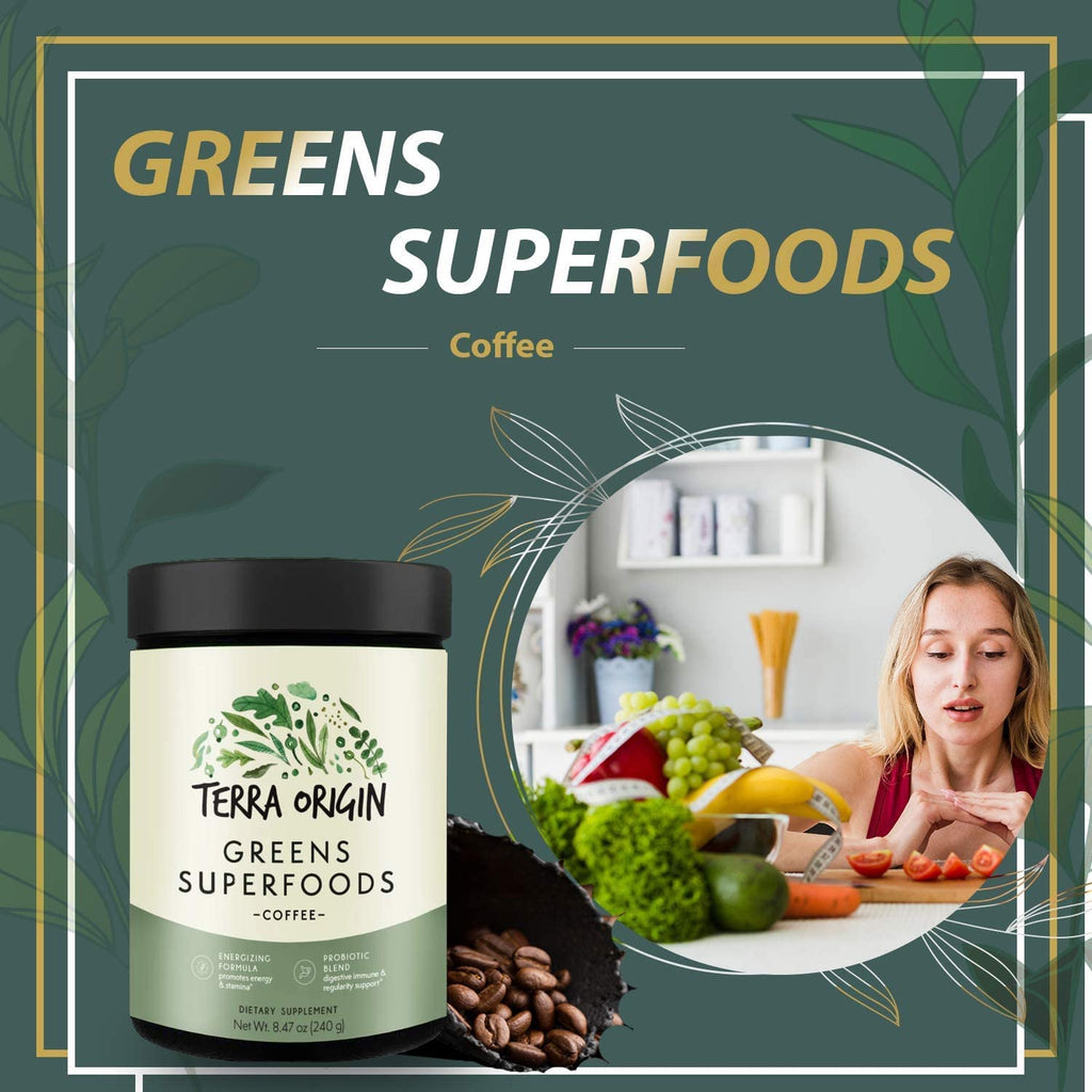 TERRA ORIGIN greens blend for immune support