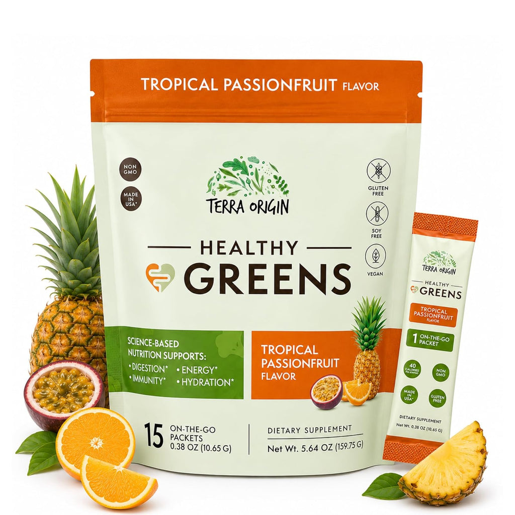 TERRA ORIGIN Super Greens Powder packets