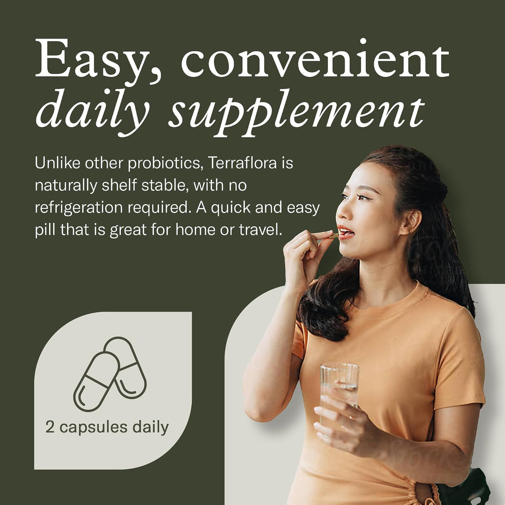 Terraflora synbiotic capsules for immunity