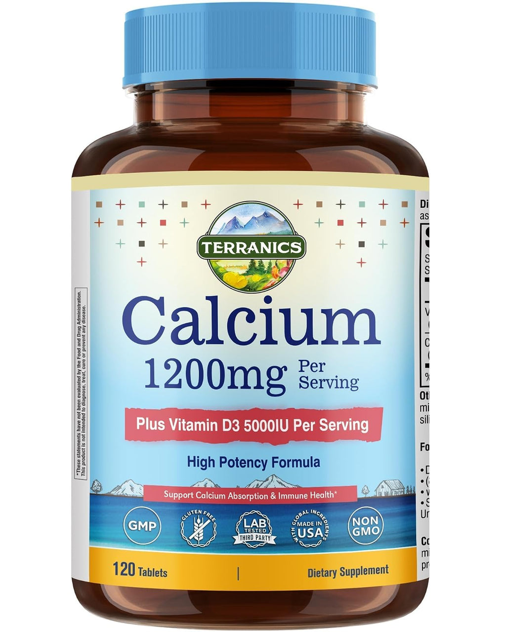 Terranics Calcium 1200 mg tablets