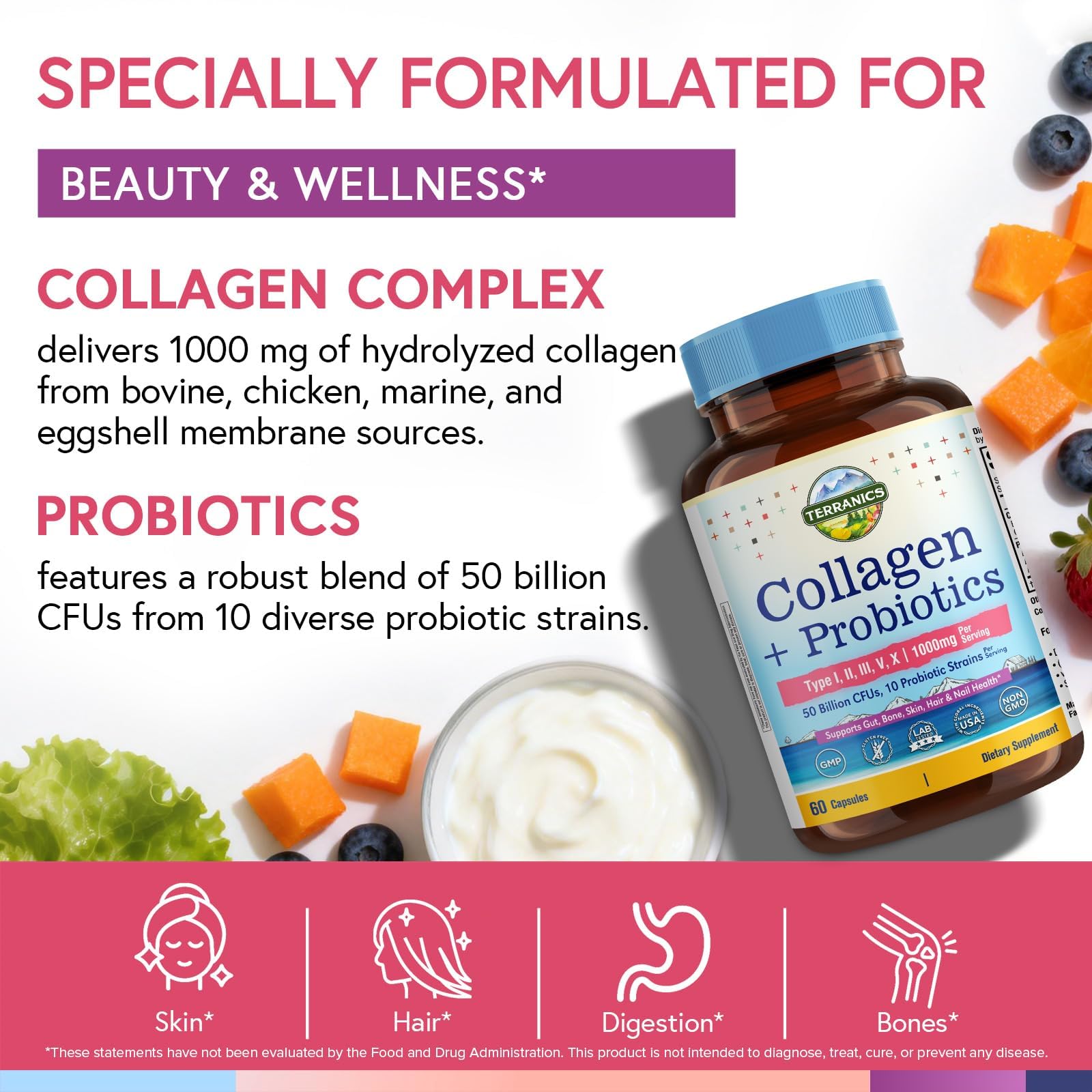 Terranics collagen for healthy hair