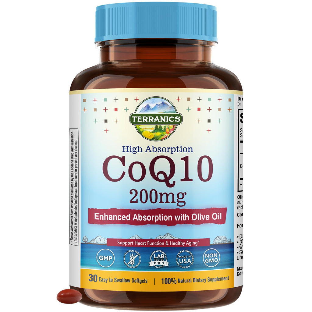 Terranics CoQ10 200 mg softgels