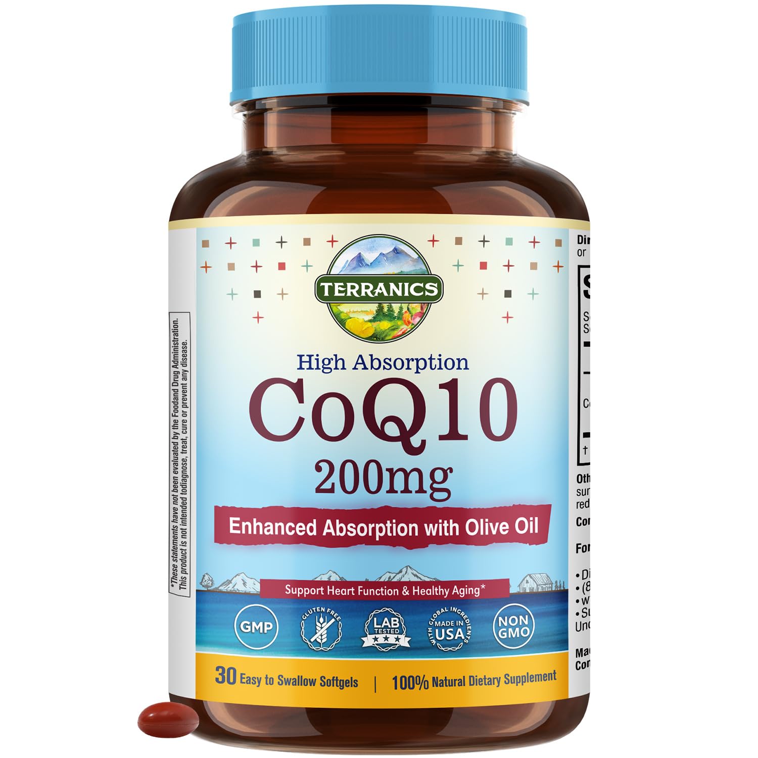 Terranics CoQ10 200 mg softgels