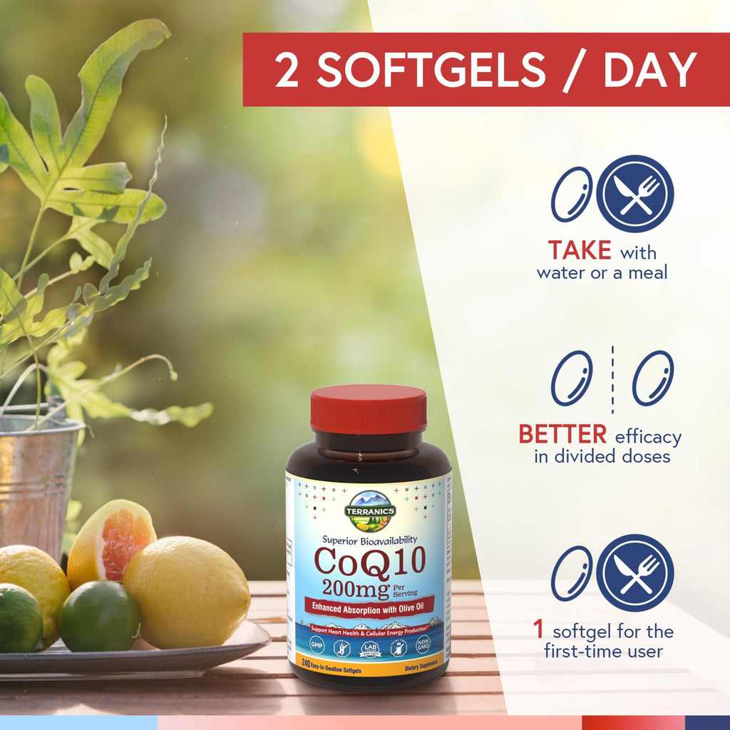 Terranics CoQ10 for overall wellness