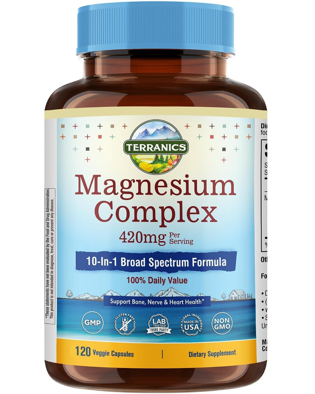 Terranics magnesium complex for relaxation