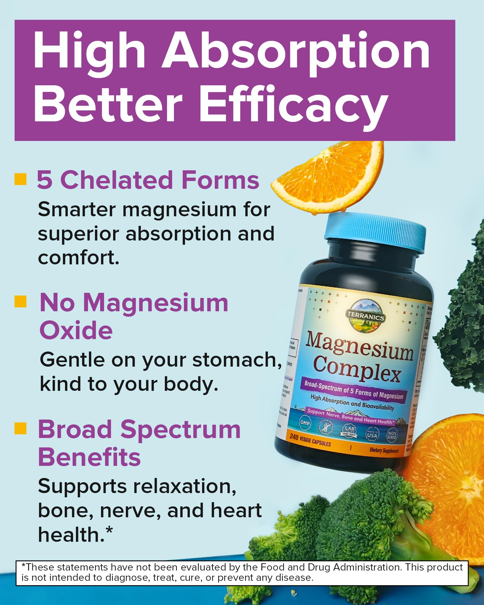 Terranics magnesium for total relief