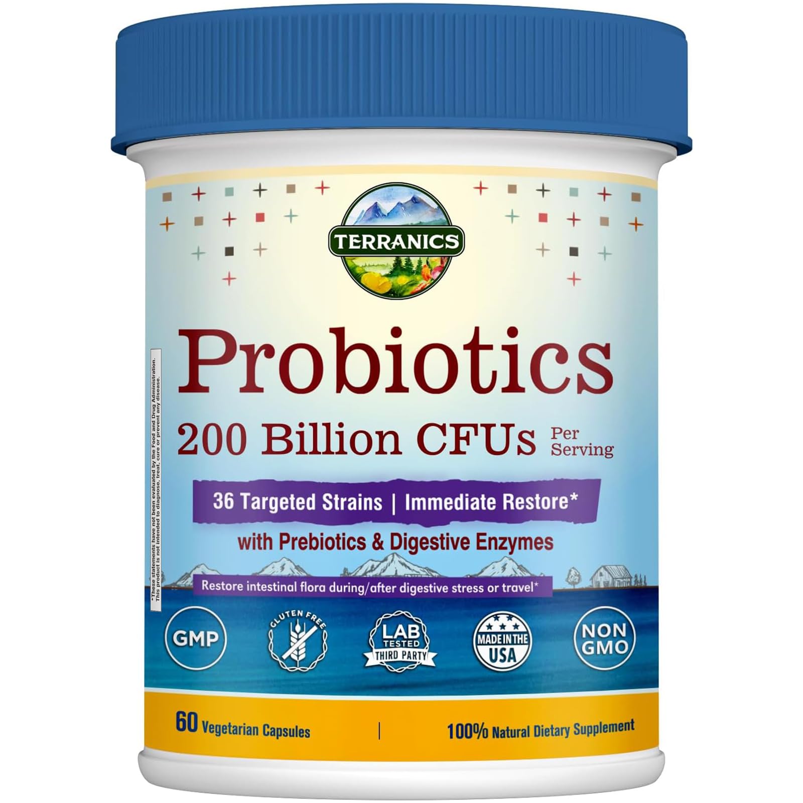 Terranics probiotics for gut health