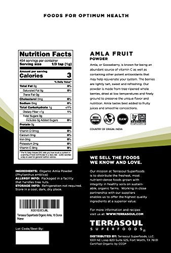 Terrasoul amla powder health benefits