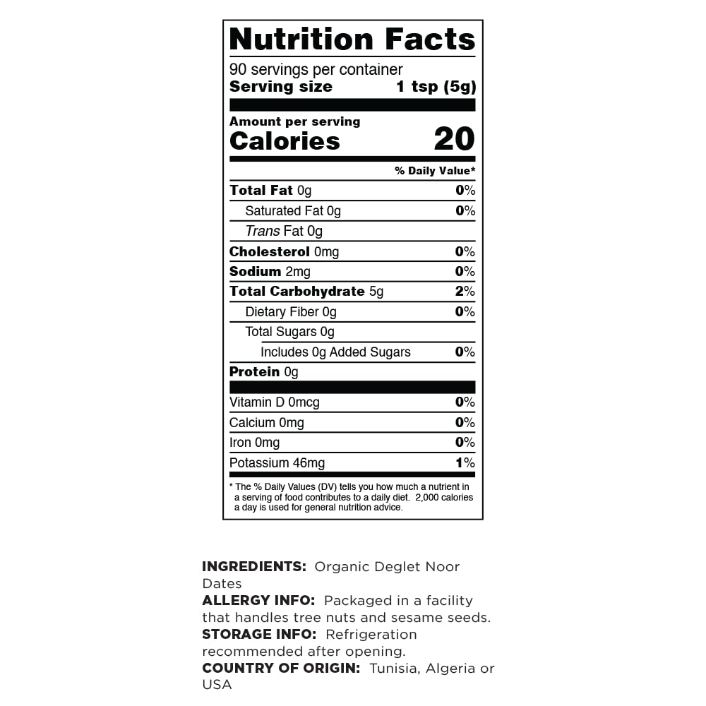 Terrasoul date sugar for wellness