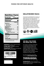 Terrasoul superfoods maca powder nutrition
